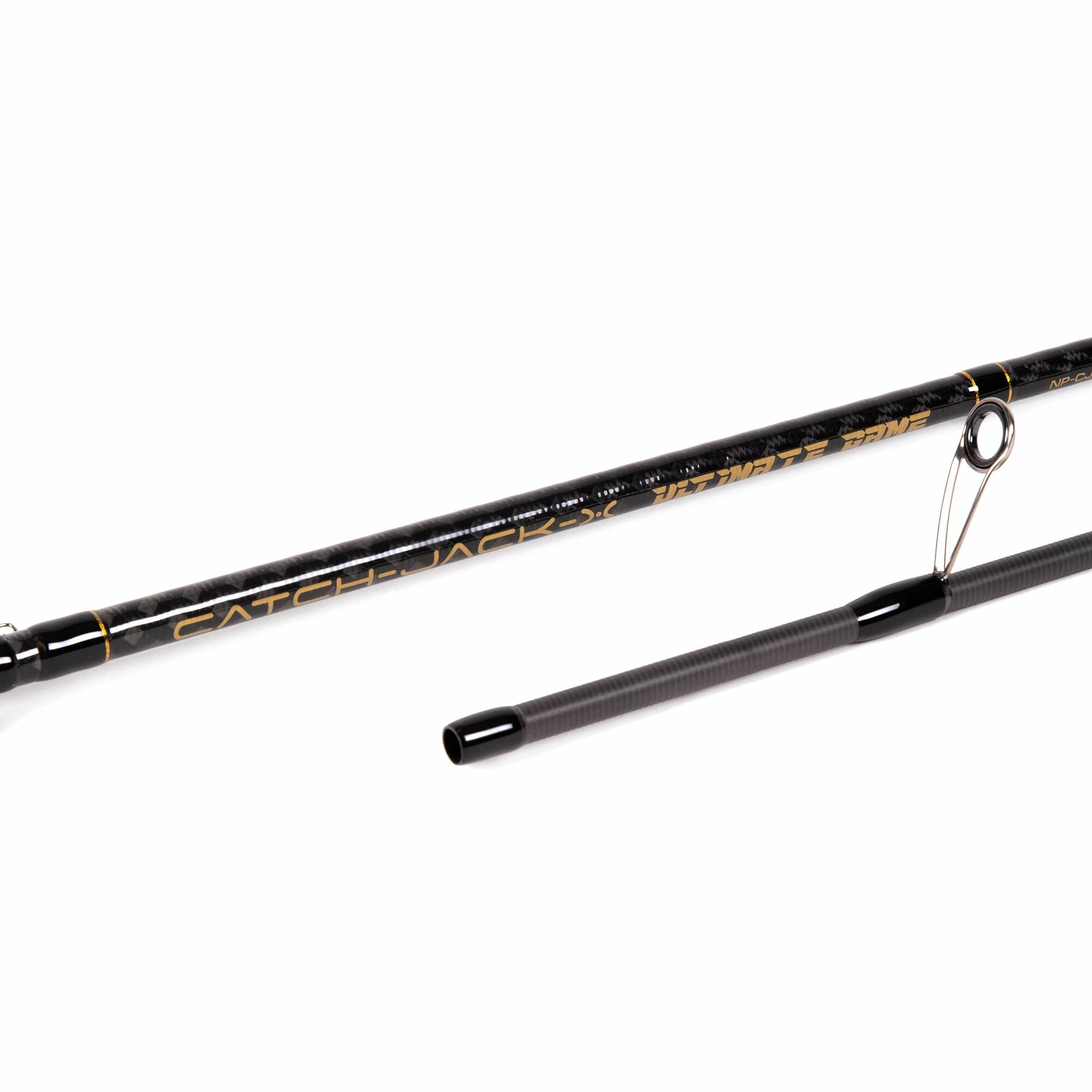 Спиннинг штекерный карбоновый Namazu Pro Catch-Jack-X Ultimate game IM8 2,1m / 3-15 г