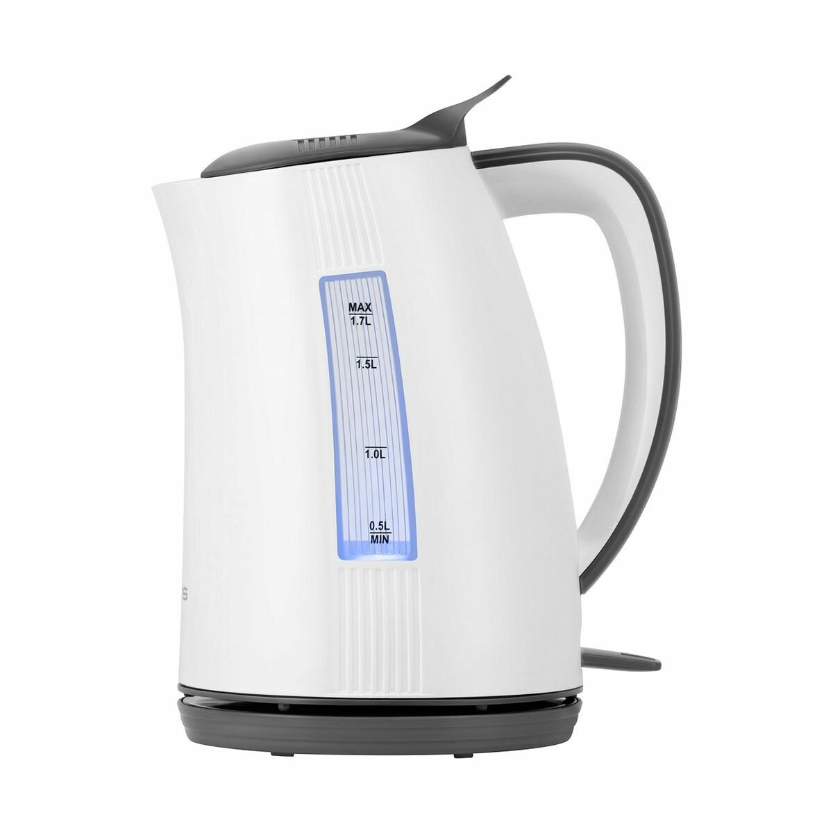 Чайник электрический Polaris PWK 1708C WaterWay Pro, 1,7 л, белый/серый