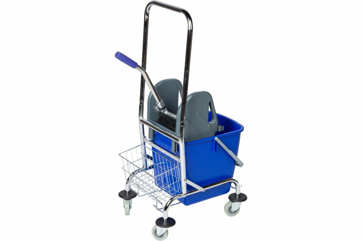 Luscan Professional Тележка для мытья полов с отжимным прессом , 26л, 56x40x94см 1642314