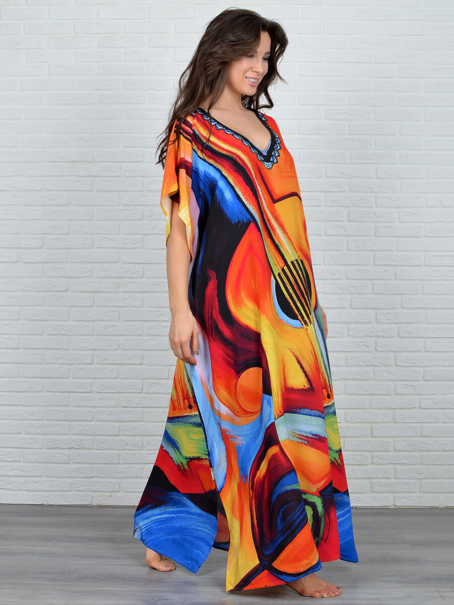 Туника пляжная больших размеров