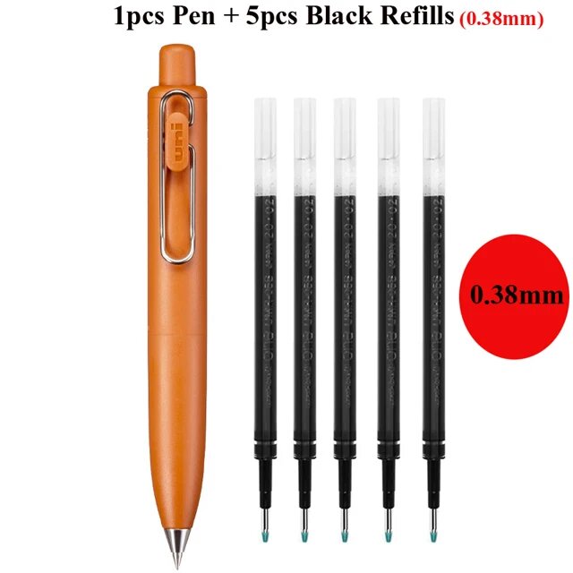 Uni Ball One P гелевая ручка 0,5 мм 1Pen 0.38 Refill Blk