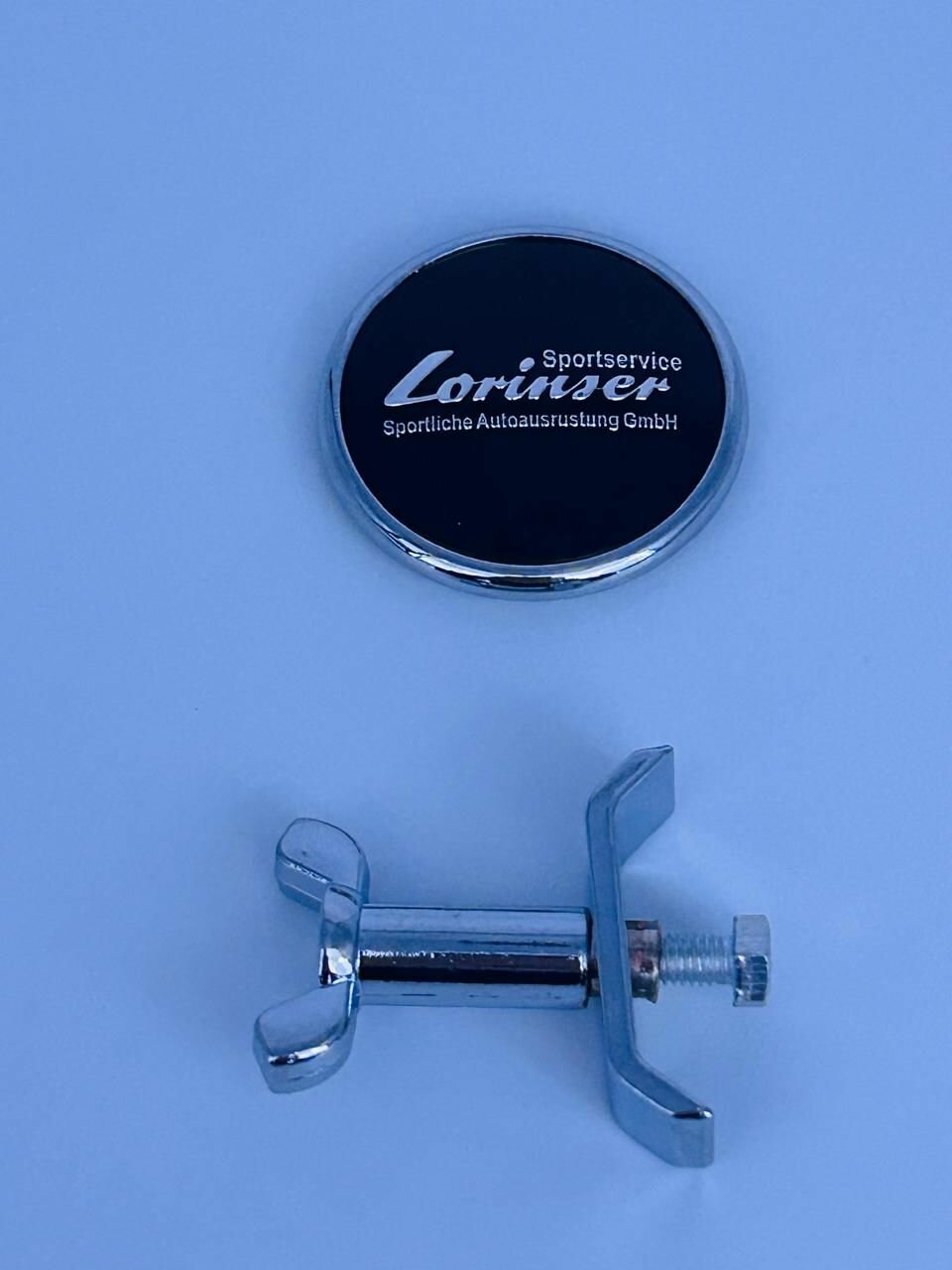 Эмблема значок Lorinser на капот 44 мм