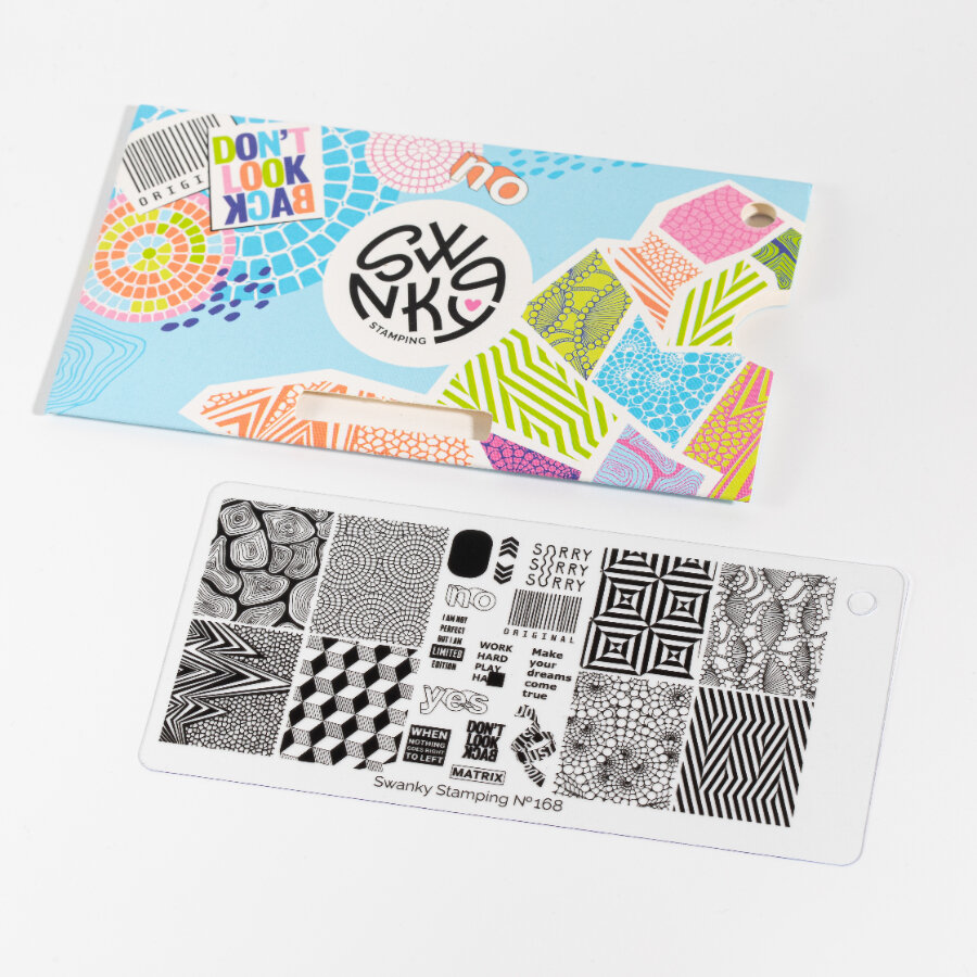 Пластина для стемпинга Swanky Stamping №168