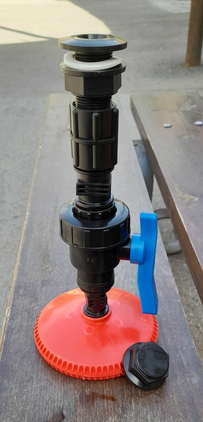 Лейка для летнего душа с краном / врезка 3/4 /