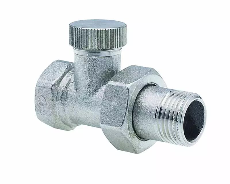 Вентиль Hummel, запорный, прямой, Ду 20, 3/4", никелированный