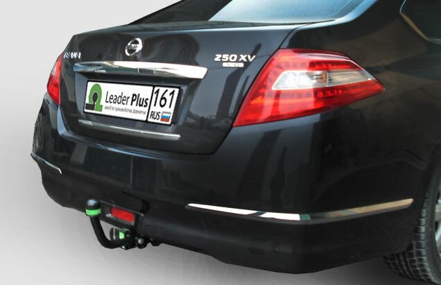 Фаркоп Лидер-Плюс для NISSAN TEANA (J32) 2008-2014 с электрикой (Smart) и сертифкатом в комплекте арт.(N117-A)