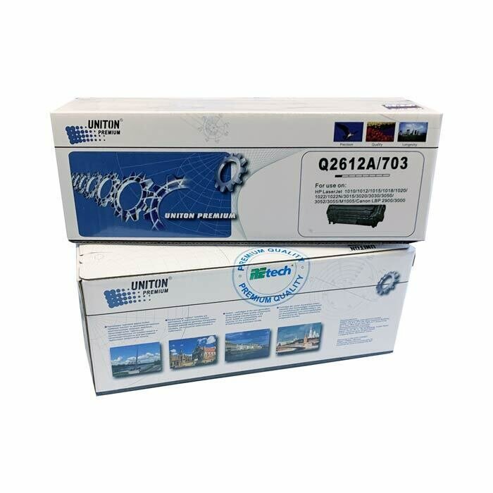 Картридж для HP LJ 1010/1012/1015/1018/1020/3030 Q2612A/CANON LBP 2900/3000 Cartridge 703 (2K) UNITON Premium