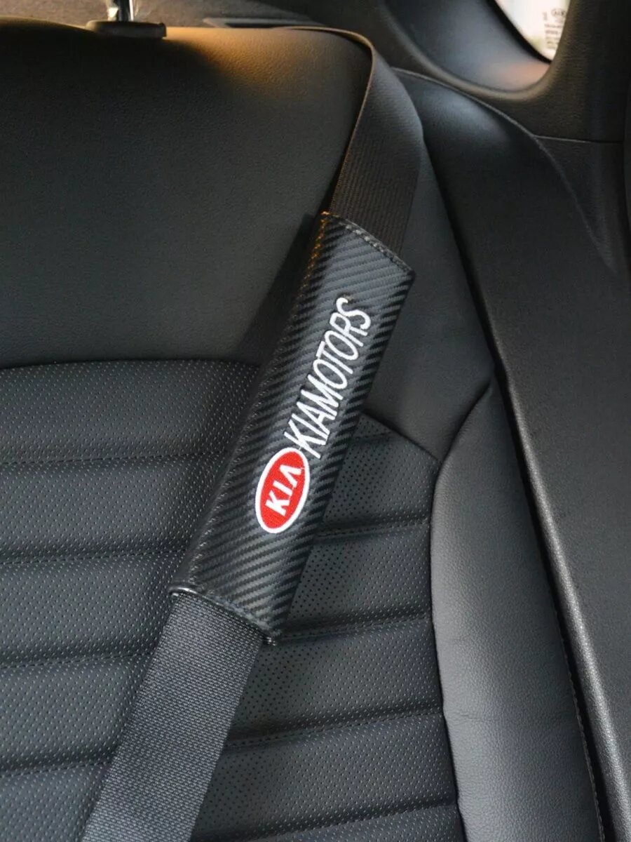 Накладки MkAuto на ремень безопасности KIA комплект 2 шт