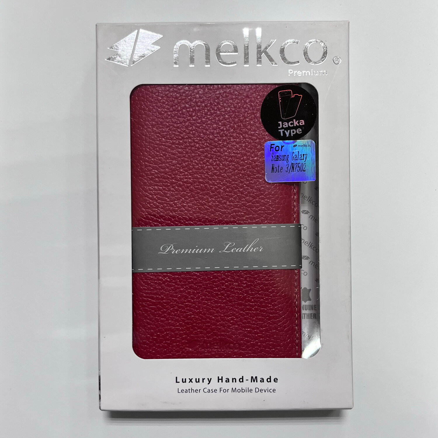 Чехол флип-кейс для Samsung Galaxy Note 3 Neo (SM-N7502 / SM-N7505), цвет красный, Melkco Jacka Type