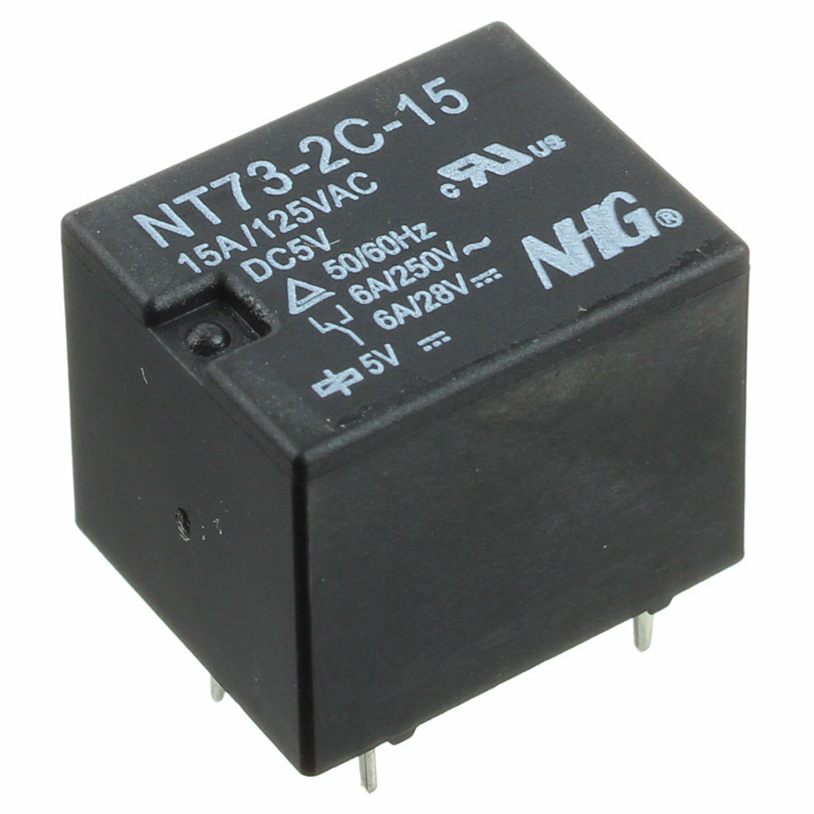 Реле 5В, 1 группа 6А 250VAC Forward NT73-2-C-15-DC5V-0.36 SPDT 1C