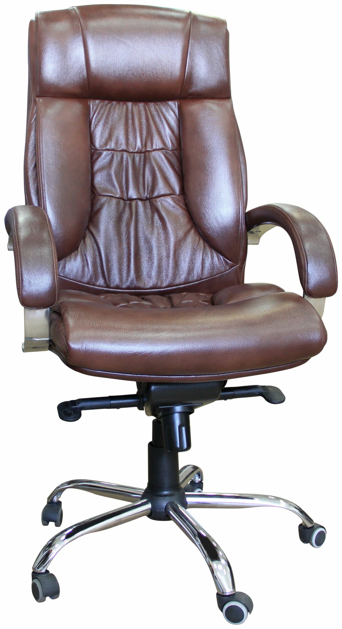 Офисное кресло Q-8 хром s кожа 2026