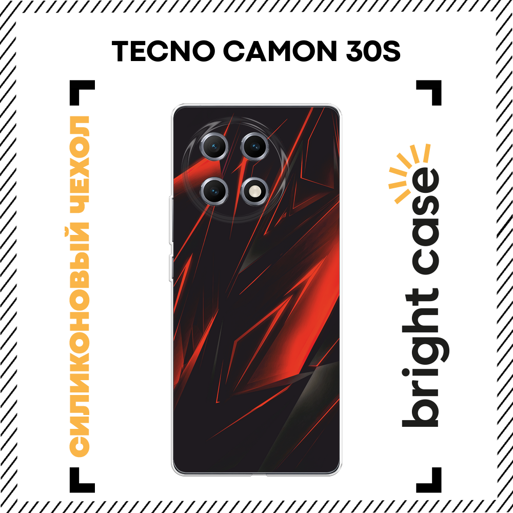 Чехол на Tecno Camon 30S / Текно Камон 30S с принтом Текстура