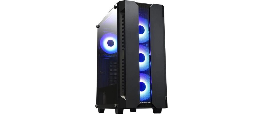 Компьютерный корпус ATX Chieftec Hunter черный (gs-01b-op)