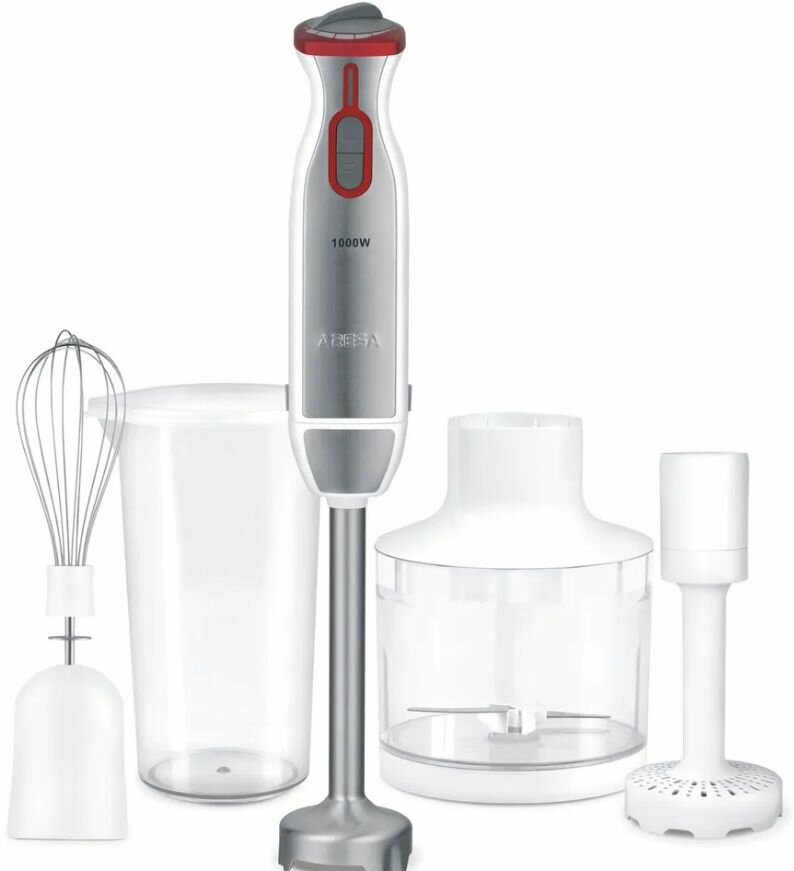 Погружной блендер ARESA AR-1107, серебристый