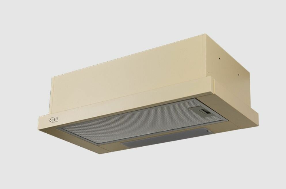 Вытяжка встраеваемая Oasis UV-60I (F), бежевый
