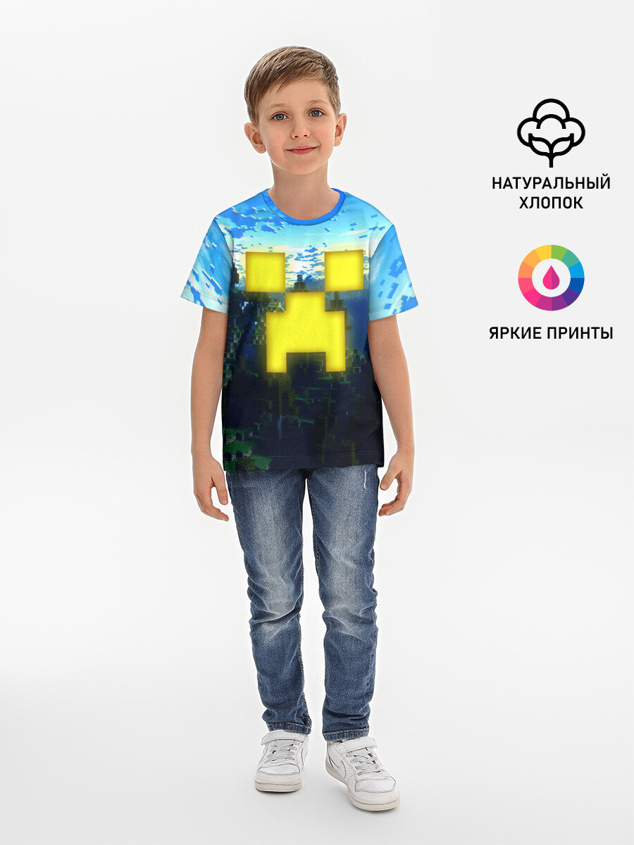 Футболка хлопковая детская Minecraft / Майнкрафт