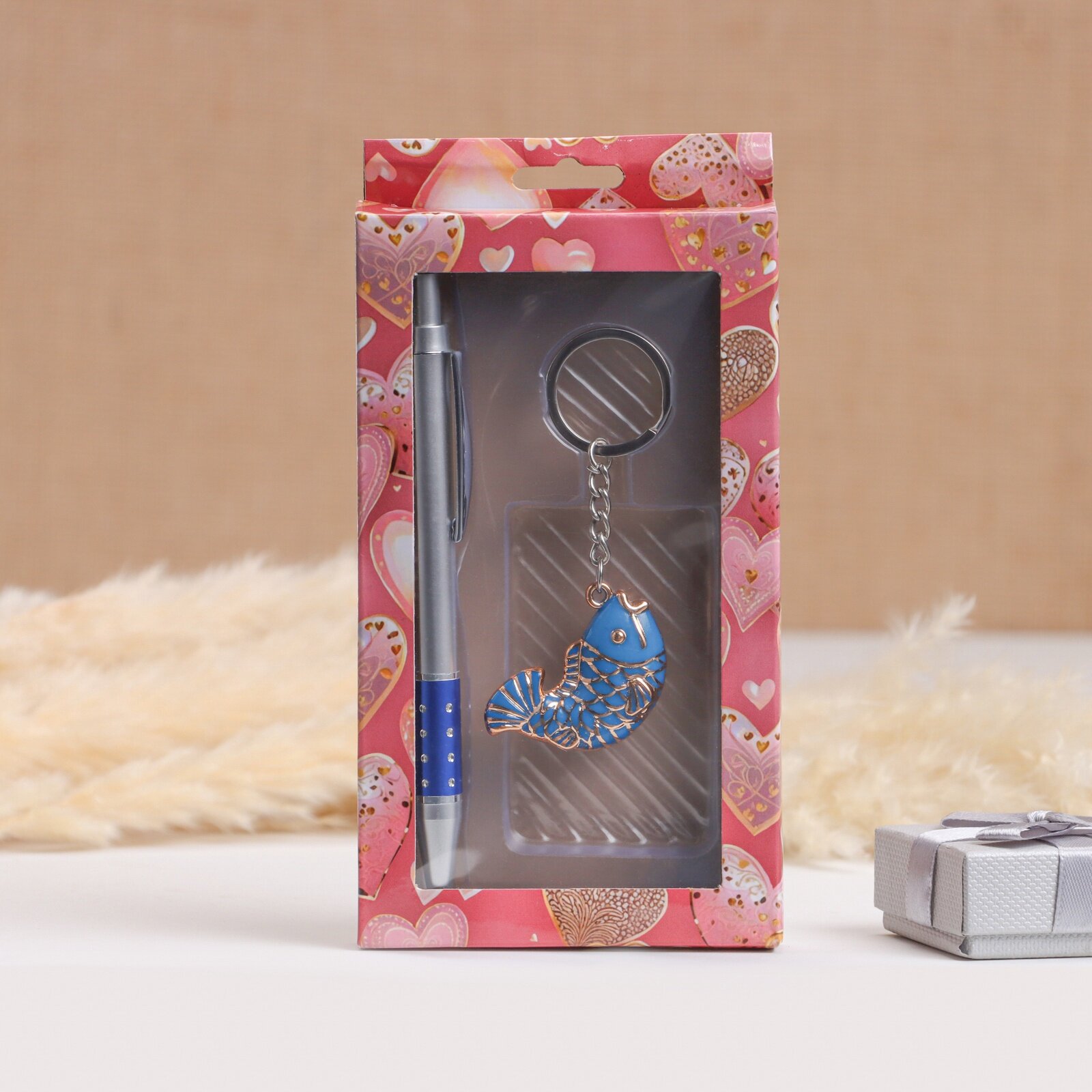 Набор подарочный 2в1 (ручка, брелок), 10606227