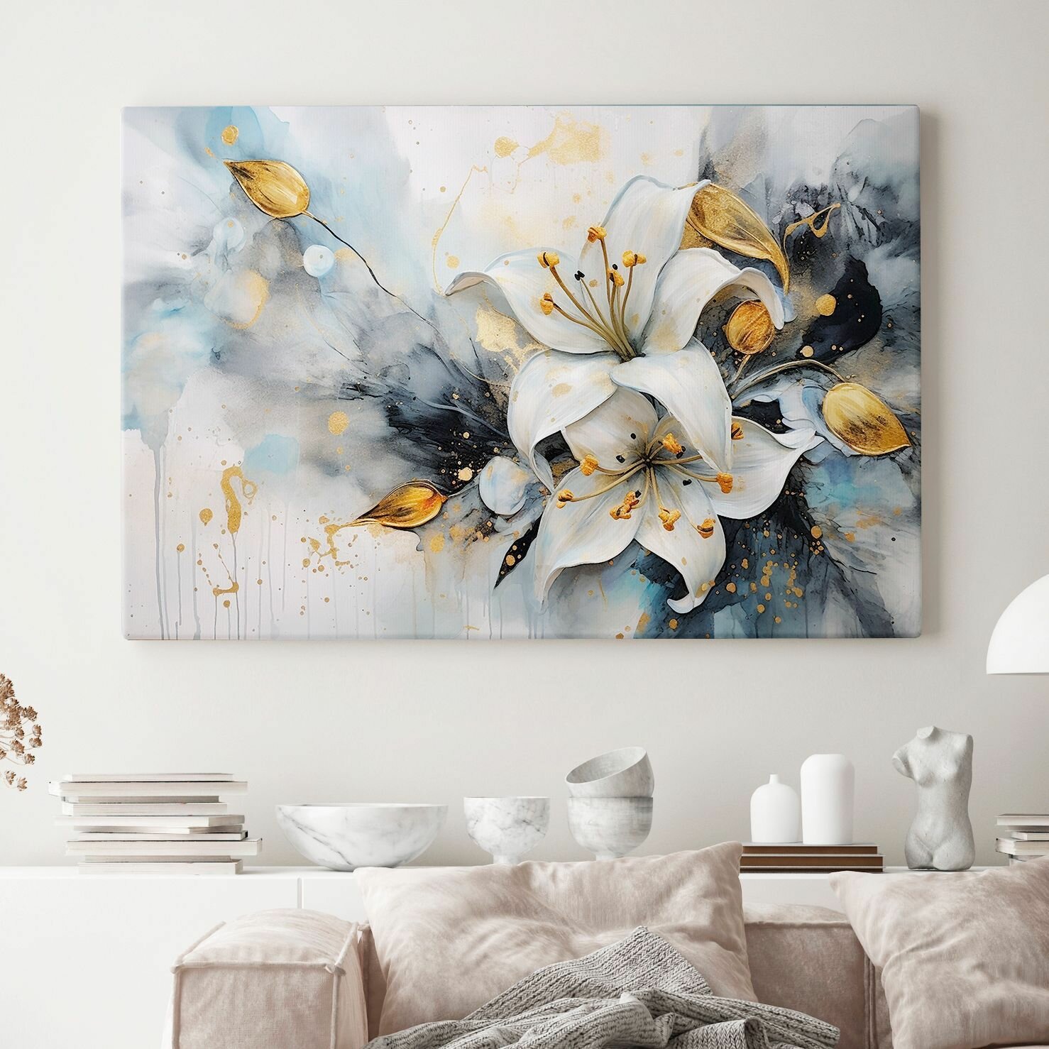 Картина на стену большая на холсте интерьерная