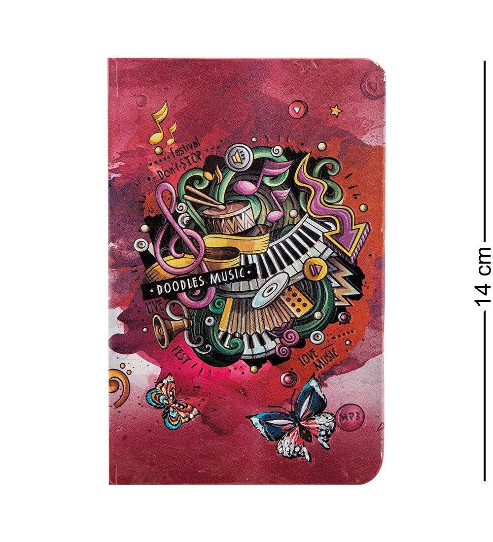 Блокнот мал. Звуки музыки (3D твердая обложка) A2115394 разностор, Бумага, картон