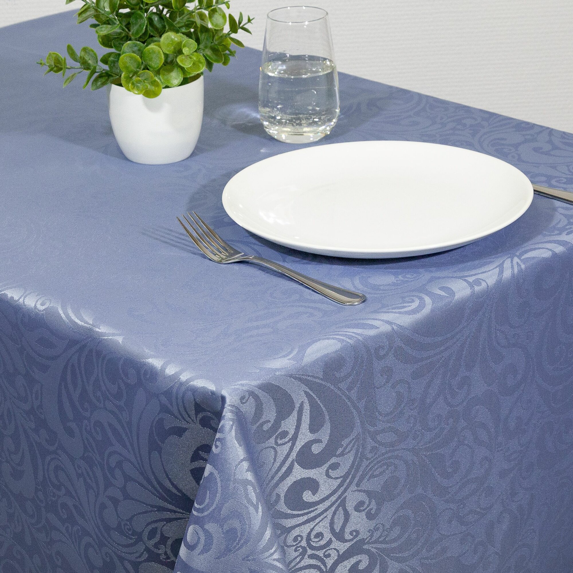 Скатерть 150х220 см тканевая прямоугольная Wellness