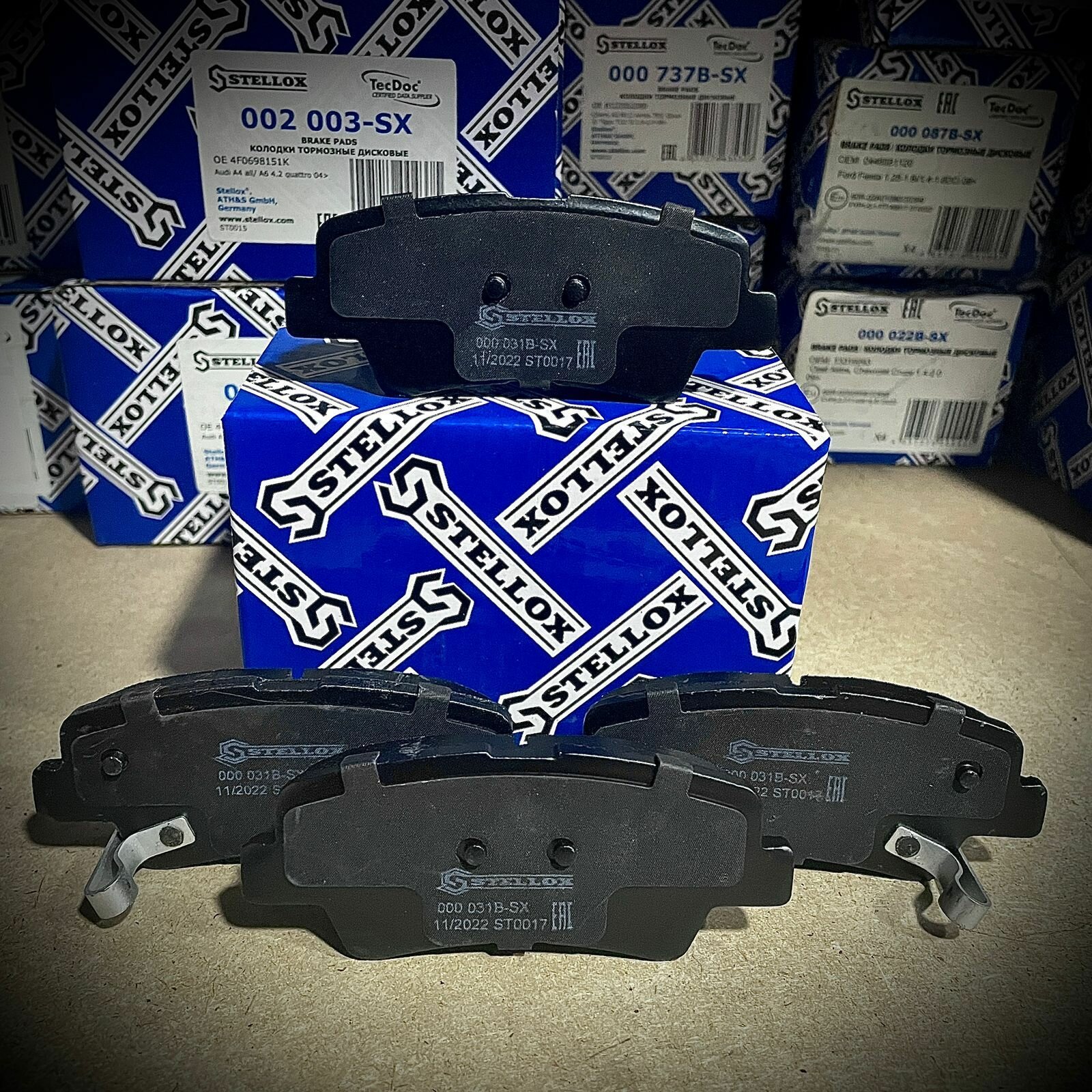 Задние Колодки для KIA OPTIMA 2012-2019 / Колодки задние на Кия Оптима - OEM 583021RA30 4050004000 48413341A0 583023QA10