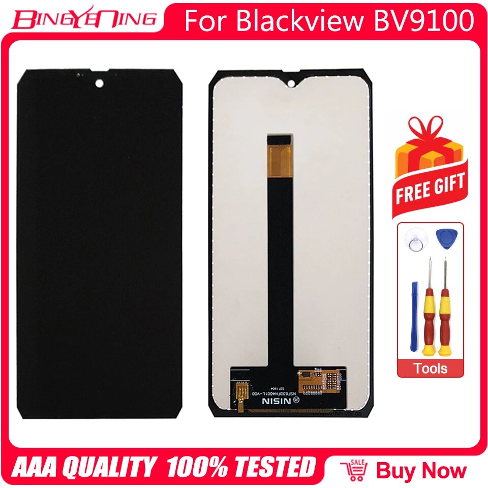 100% оригинальный для Blackview BV9100 ЖК-дисплей и сенсорный экран дигитайзер дисплей модуль Ремонт Замена