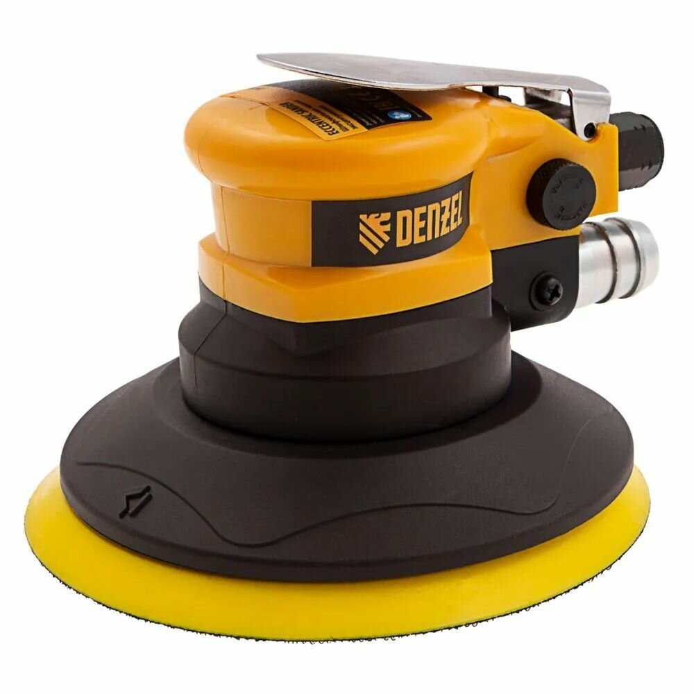 Эксцентриковая шлифовальная машина Denzel EPG150, 150 мм, 10000 об/мин, 5 мм, 160 л/мин 57476