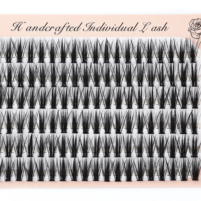 Ресницы Накладные из искусственной норки, профессиональные индивидуальные ресницы для наращивания, 6 рядов, 20/30D, для макияжа, изгиб