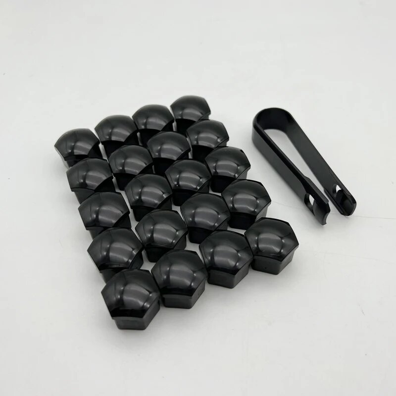 20 шт./лот 17 мм колесные болты с центральной гайкой крышки колпачки 321601173 A для Audi A4 Black