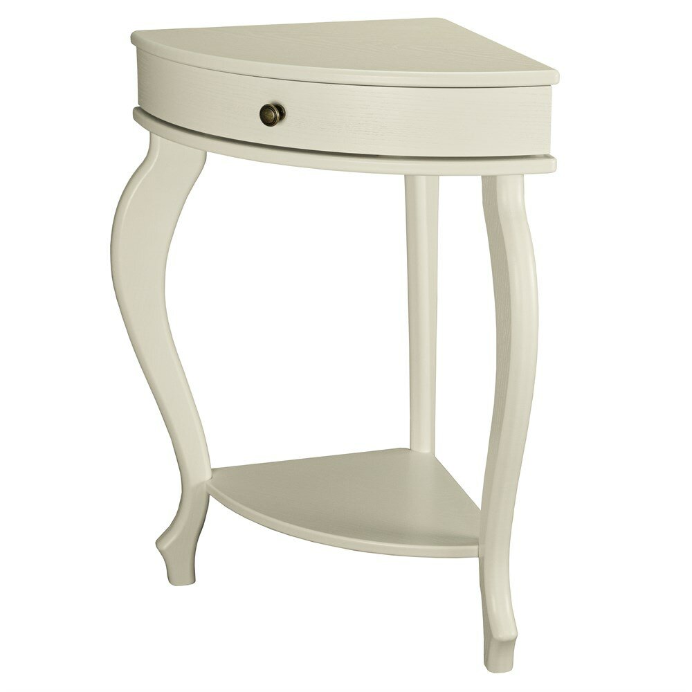 Мебелик Консоль угловая Элегант дуб шампань Л дуб шампань