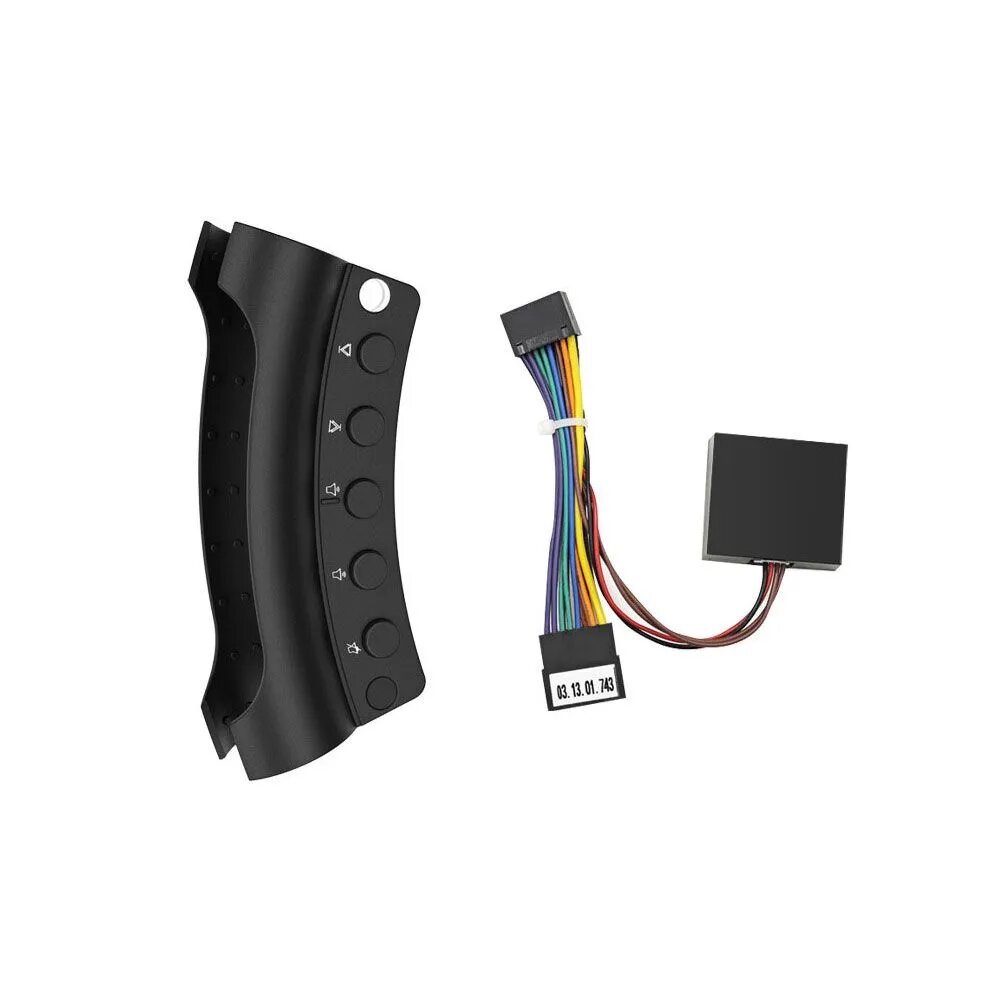 Беспроводной пульт для магнитолы на руль черный дистанционного управления