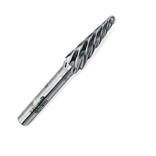 Фреза коническая с радиусным концом с широкими канавками, хвостовик 1/4"(6.35мм) VWB205B