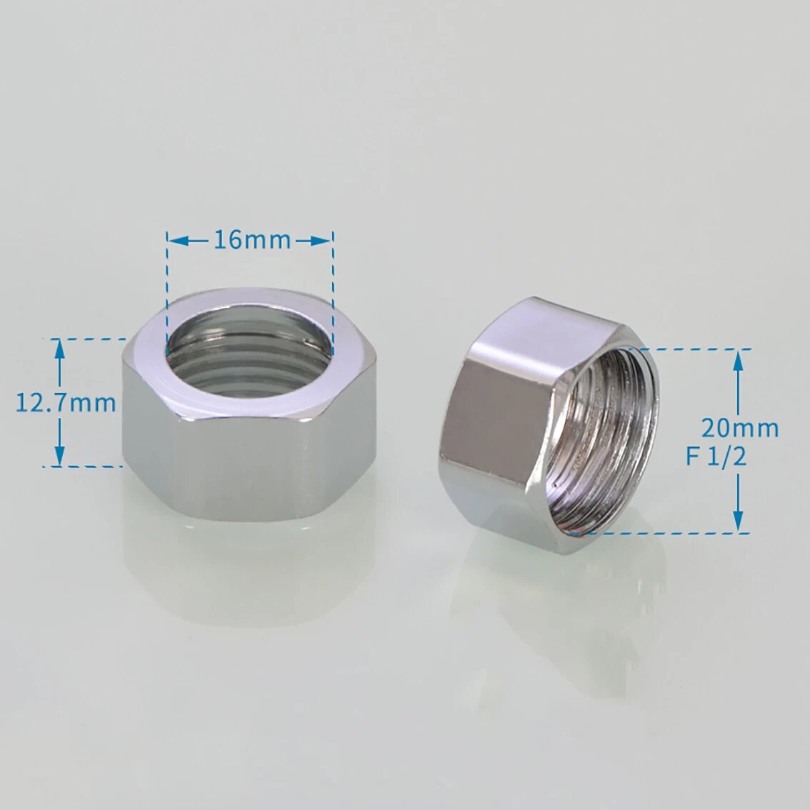 GooBetter соединитель для гофрированной трубы 1/2 дюйма 5 Pcs, 201 SCP - 16 mm