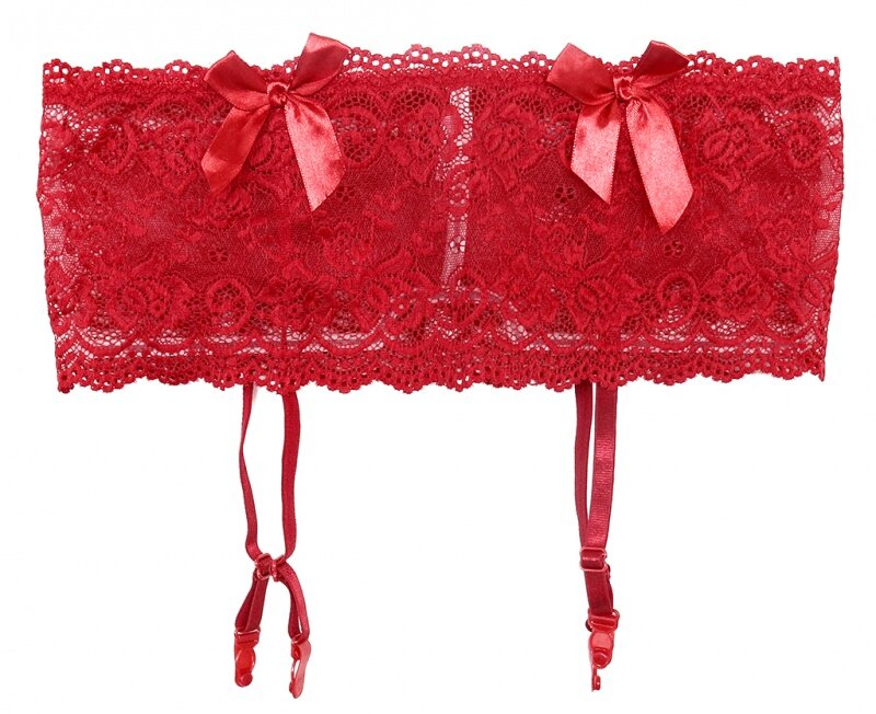 Пояс для чулок "Asmann Belt Red" красный