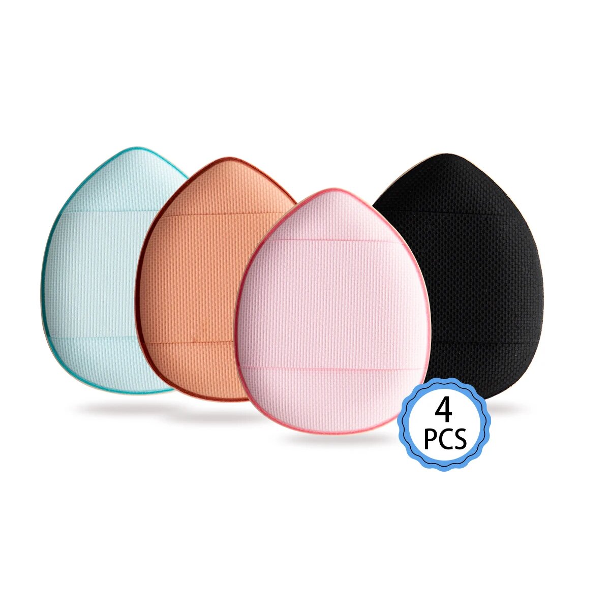 Пуховые спонжи для макияжа IMAGIC, 4 шт, Mixed color