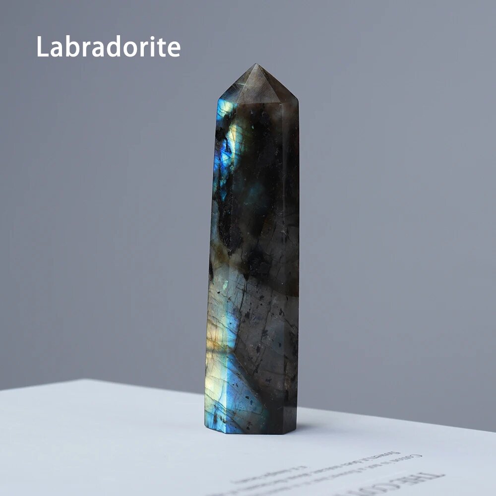 Набор кристаллов Apengshi Бирюзовый, 6-7cm, Labradorite