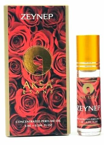 ZEYNEP Concentrated Perfume Oil, Aksa Esans (зейнеп турецкие роликовые масляные духи, Акса Эсанс), 6 мл.