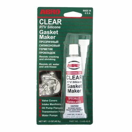 Герметик силиконовый abro cша прозрачный 42 5 г Abro 13AB425