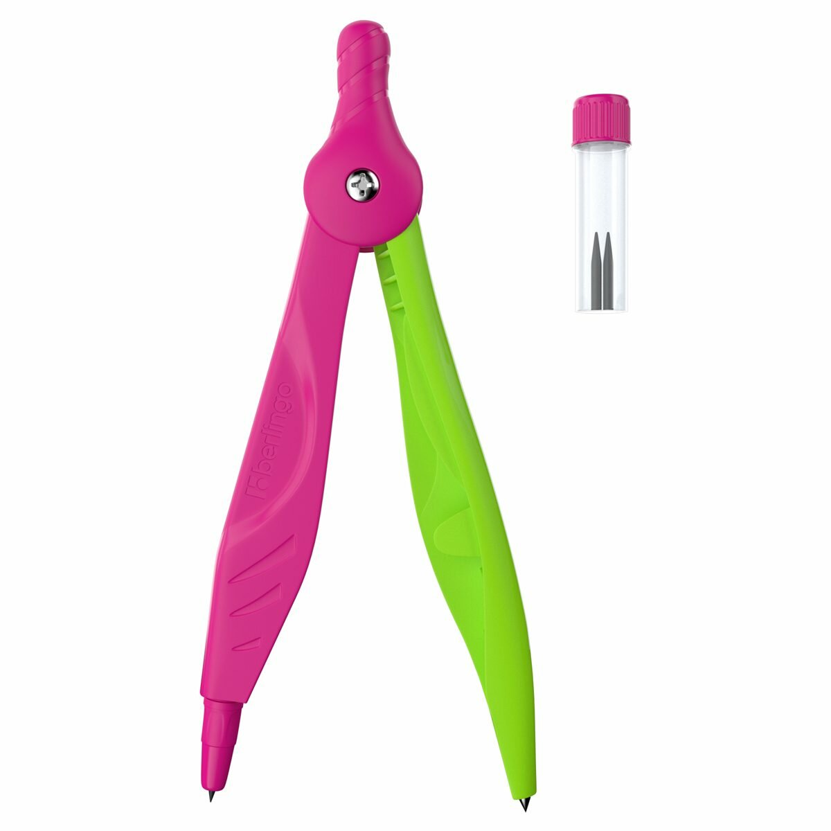 Готовальня 2 предмета Berlingo Supertwist, циркуль 120мм, пластиковый футляр (DS_10102)