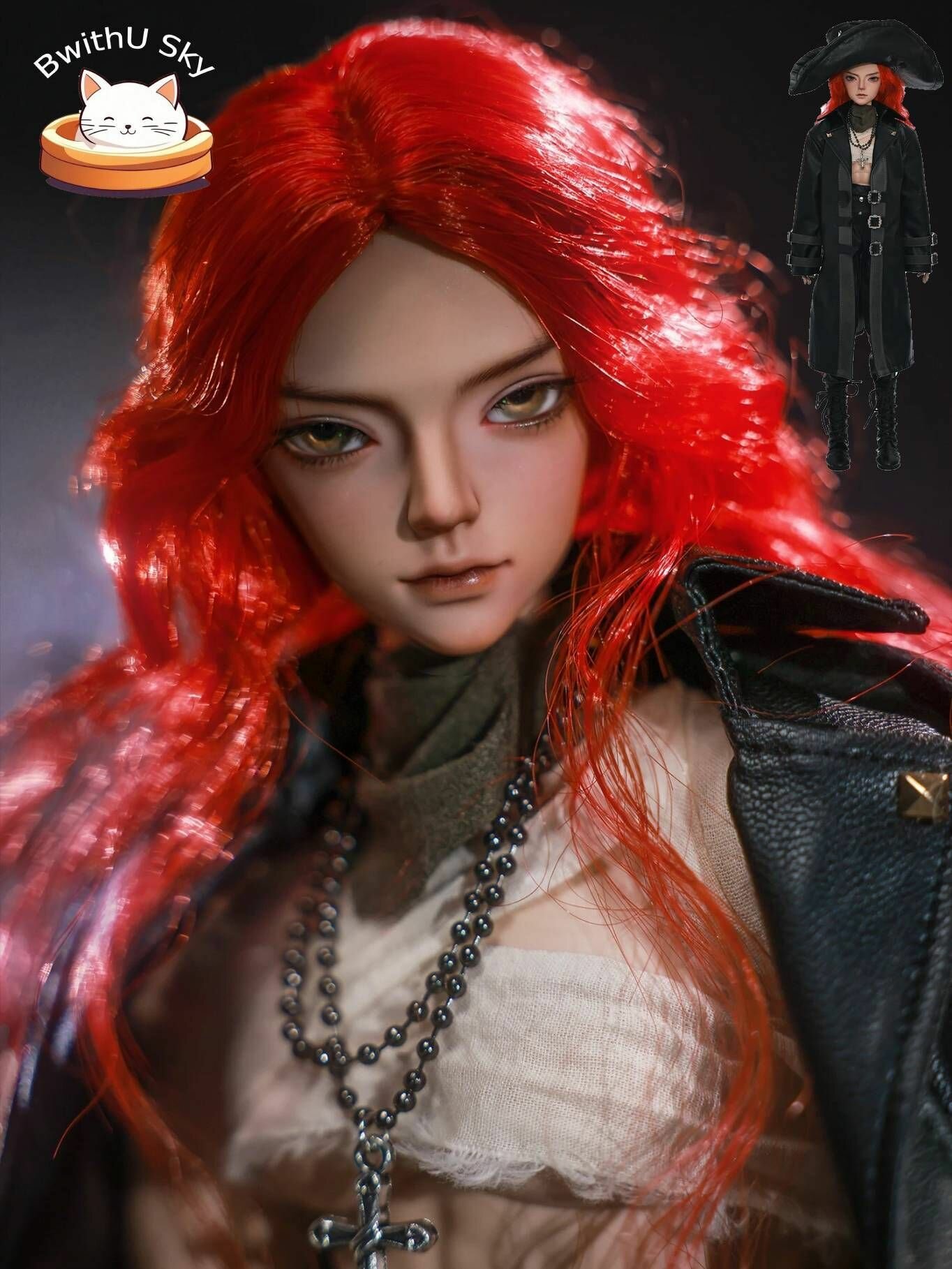 BwithU Levi 1/4 Bjd Fantasy Fighting Style Ведьмак Охотник за головами Высококачественная кукла с шариковыми шарнирами