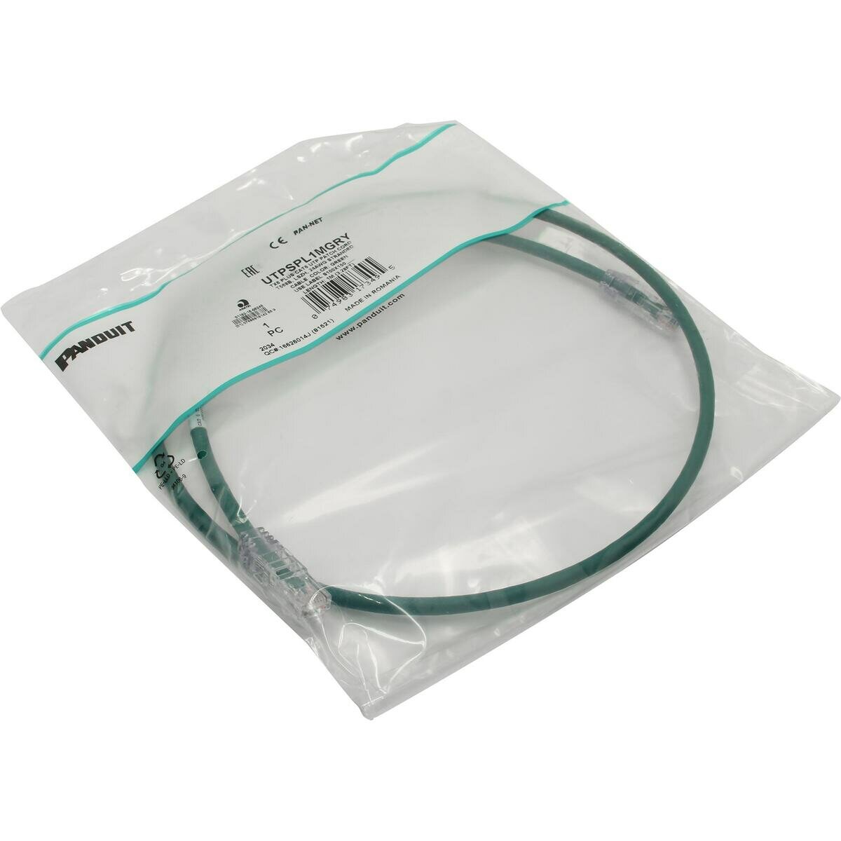 Panduit Patch Cord UTP кат.6, 1м