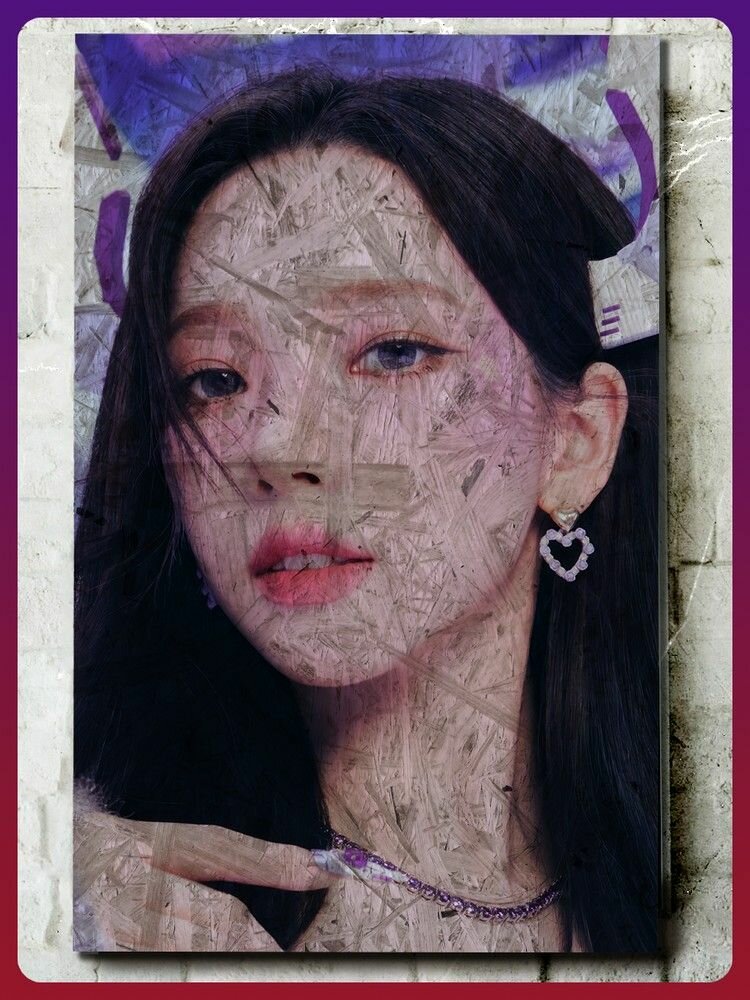 Картина интерьерная на рельефной доске Музыка Aespa (Аэспа, Карина, Винтер, Ниннин, Жизель, Южная Корея, кейпоп) - 62412175