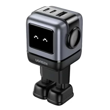 СЗУ UGREEN CD361 Nexode Robot GaN USB-A /USB-C 65W (25685B) Черный