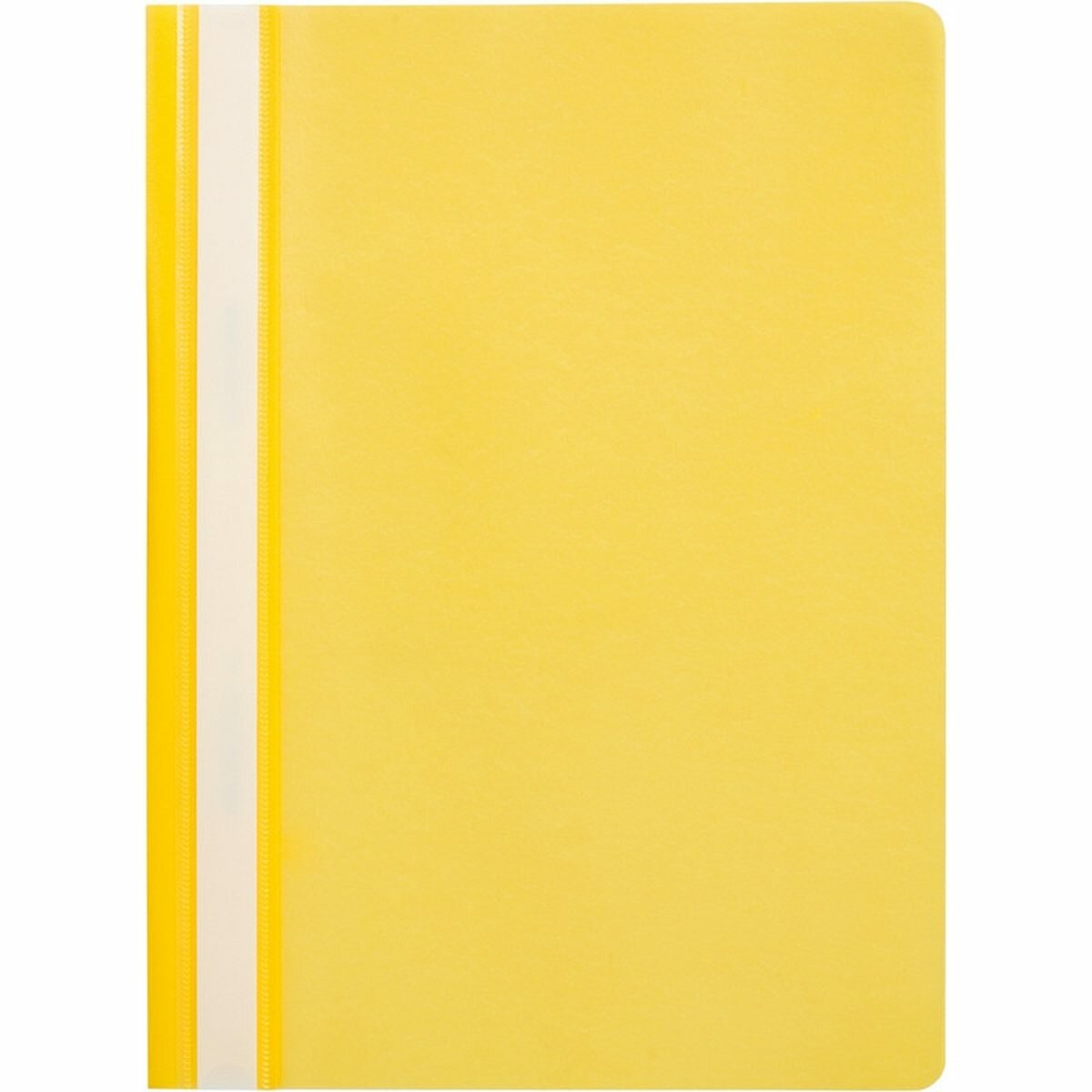 Папка-скоросшиватель Attache Economy (А4, до 100л, пластик, 0.11мм) желтая, 10шт.
