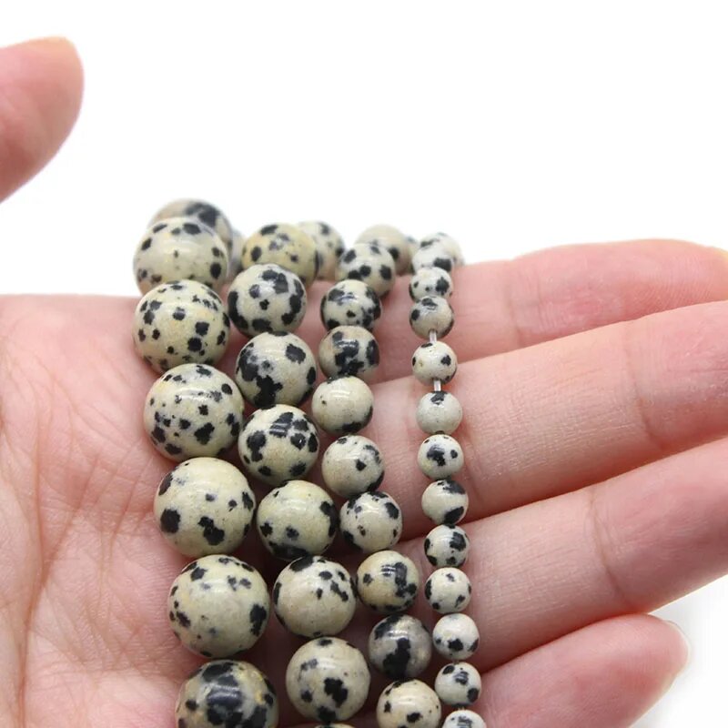 Далматинская яшма бусины Youth Cadence 4-12 мм 6mm approx 63beads