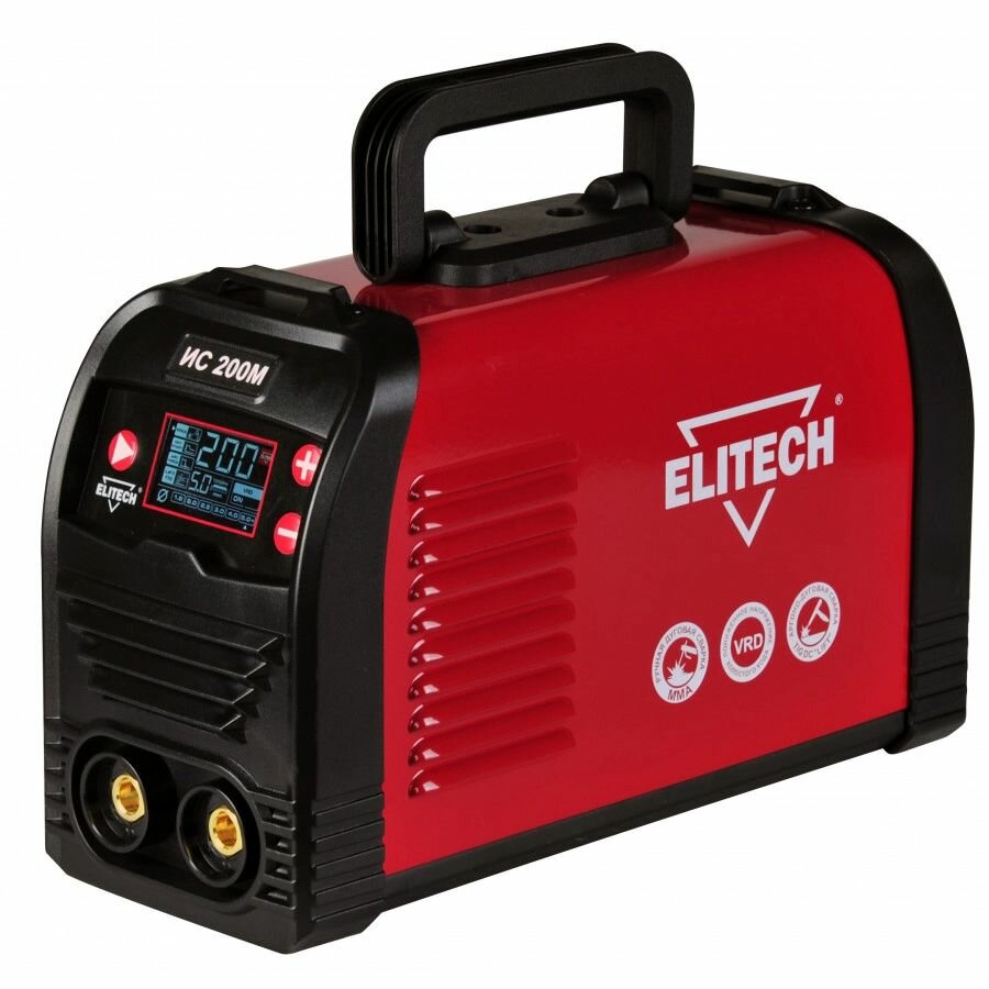 Инвертор сварочный ИС 200М ELITECH 20-200А, 7,0кВт, 1,6-5 мм - Артикул 1703.017.00