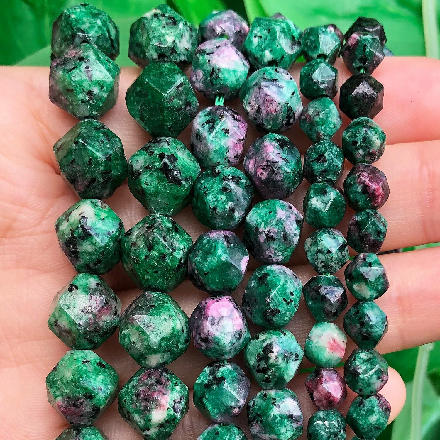 Натуральные бусины из эпидота и циозита xilitata 6 8 10 мм