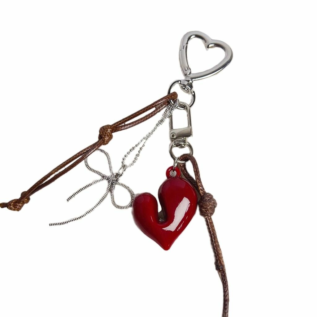 Подвеска-Сумка Для Аксессуаров Ankola Red Love Heart Accessories-Любовный Галстук-бабочка