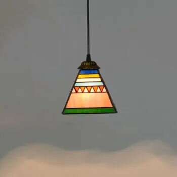 Витражная люстра Тиффани, ретро-европейская люстра