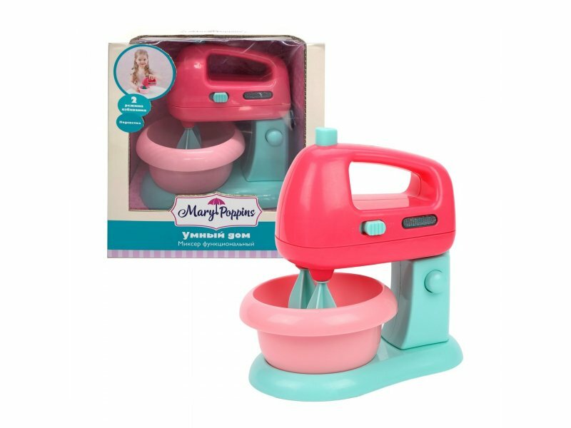 Миксер электрический Mary Poppins Умный дом, коралл 453179